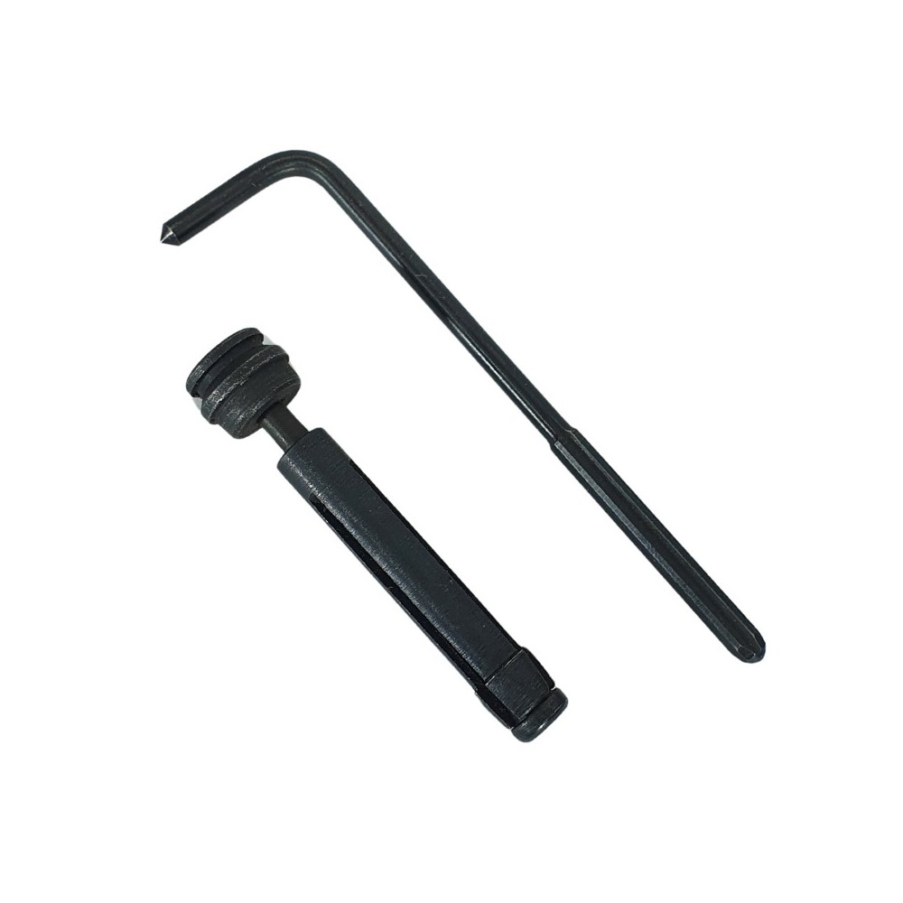 Broken shell extractor 7.62x39 and reamer key, black