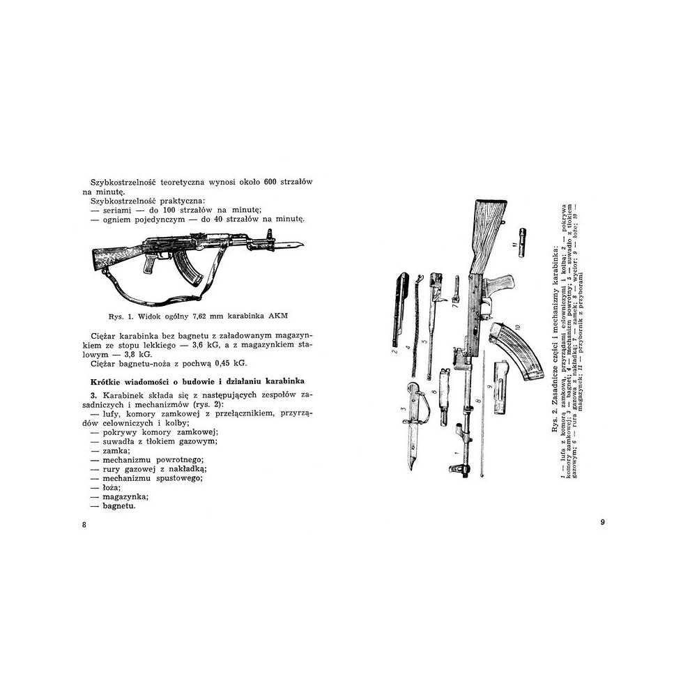 "7.62 mm AKM carbine - Description and use, principles and shooting ...