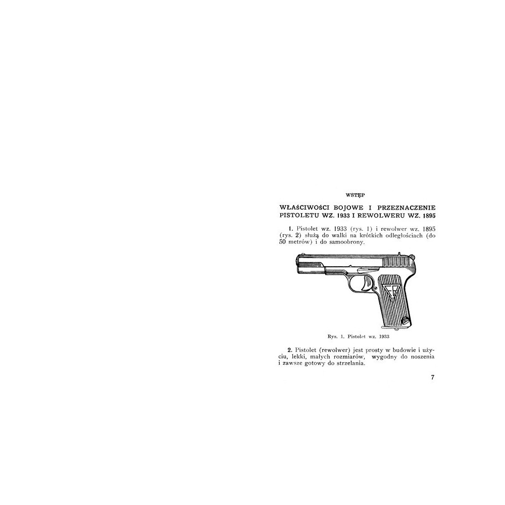 "Infantry Manual - Pistol M 1933 and Revolver M 1895 - description and ...